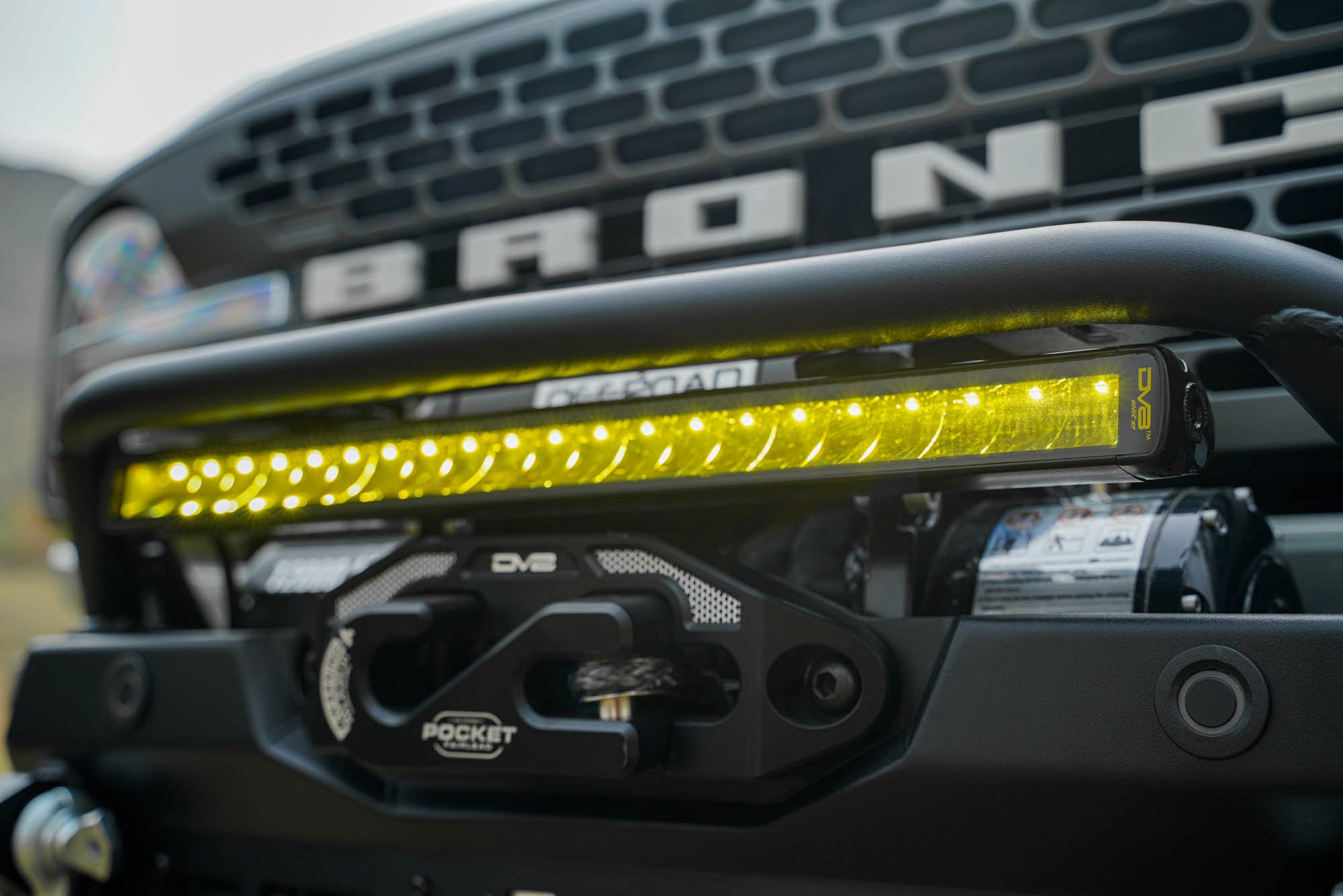 20” Amber LED Light Bar | Elite Series | Single Row