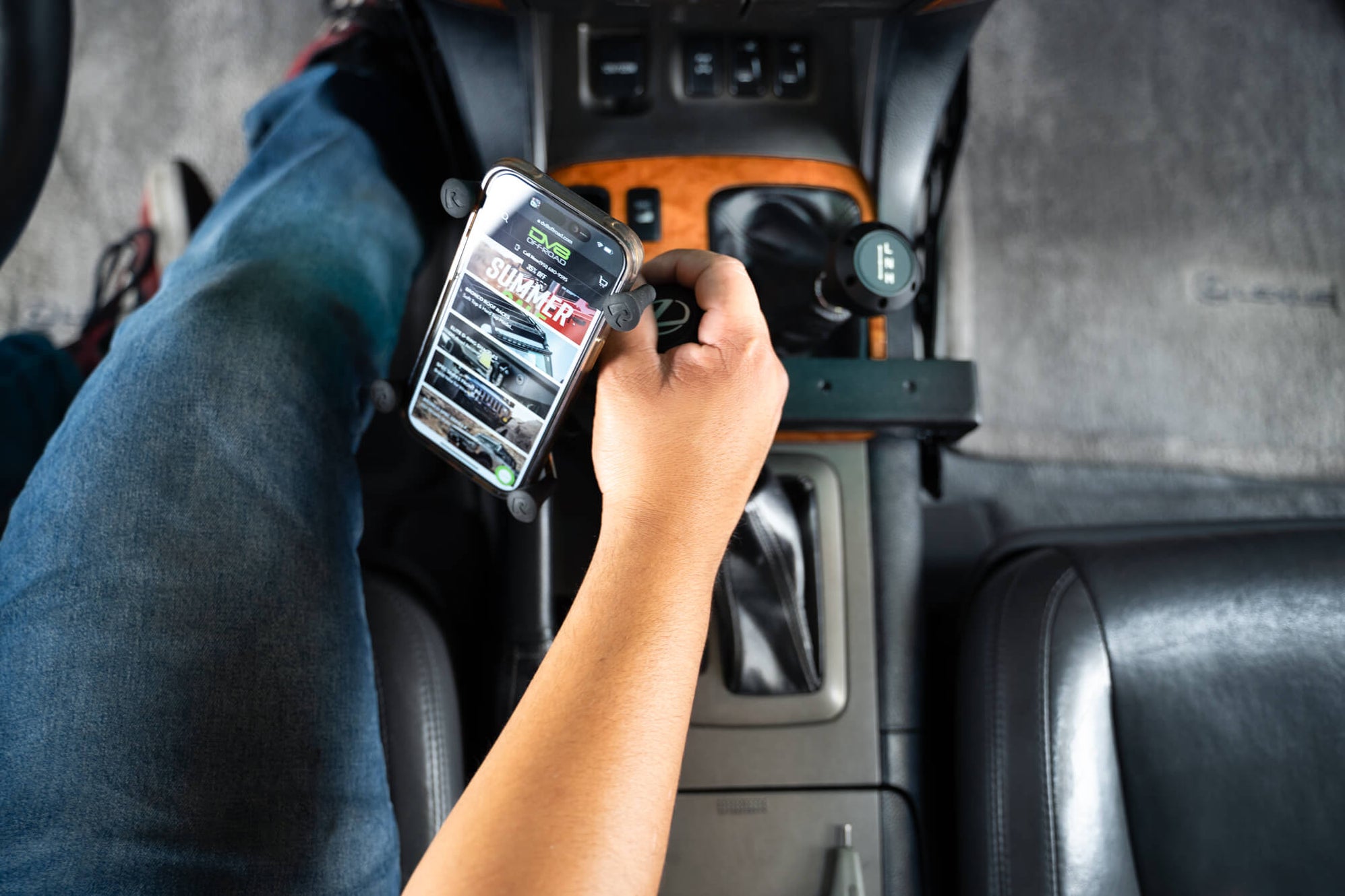 Lexus GX 470 Center Console Molle Panels & Digital Device Mount