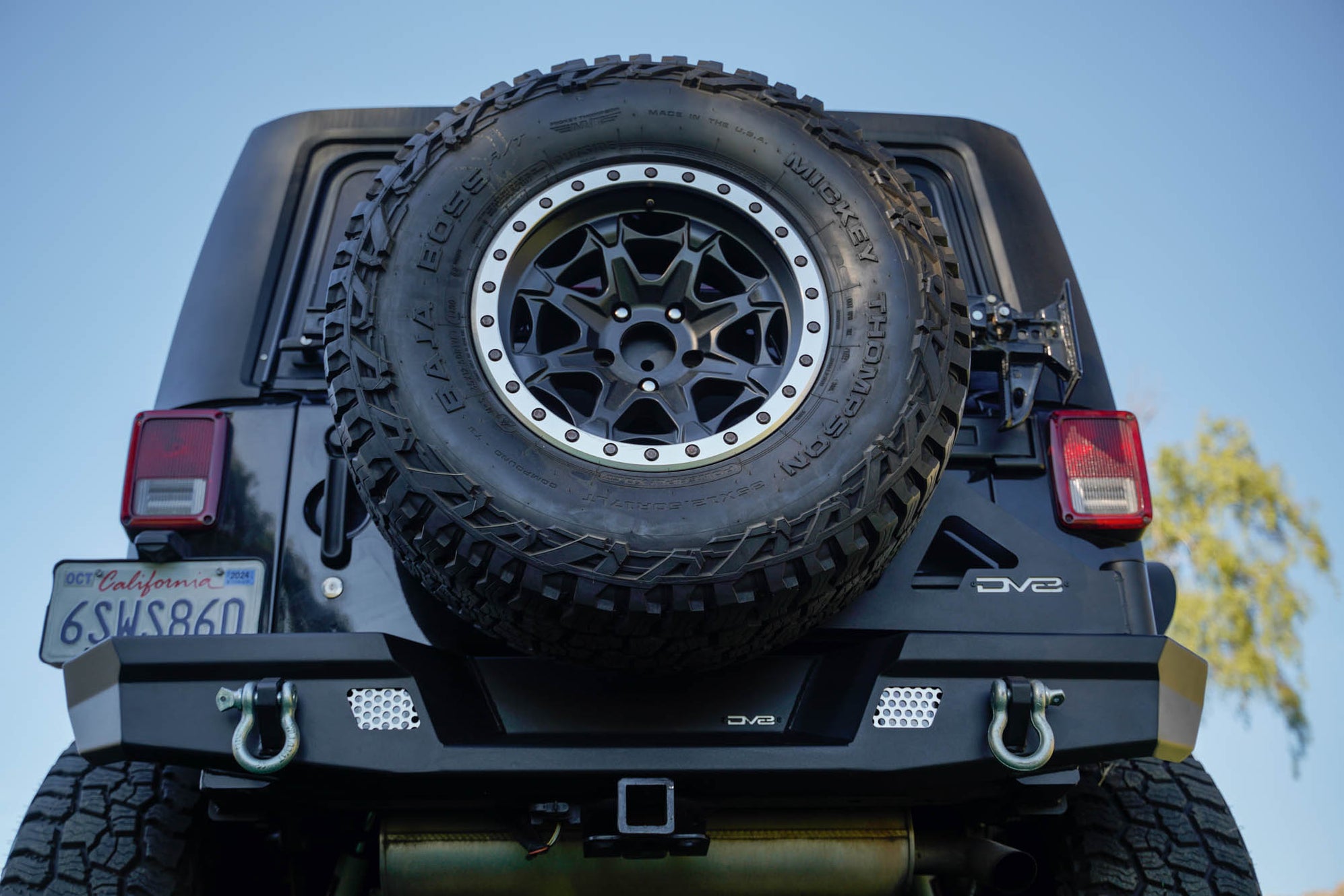 Wrangler JK Bumper Mounted Spare Tire Carrier
