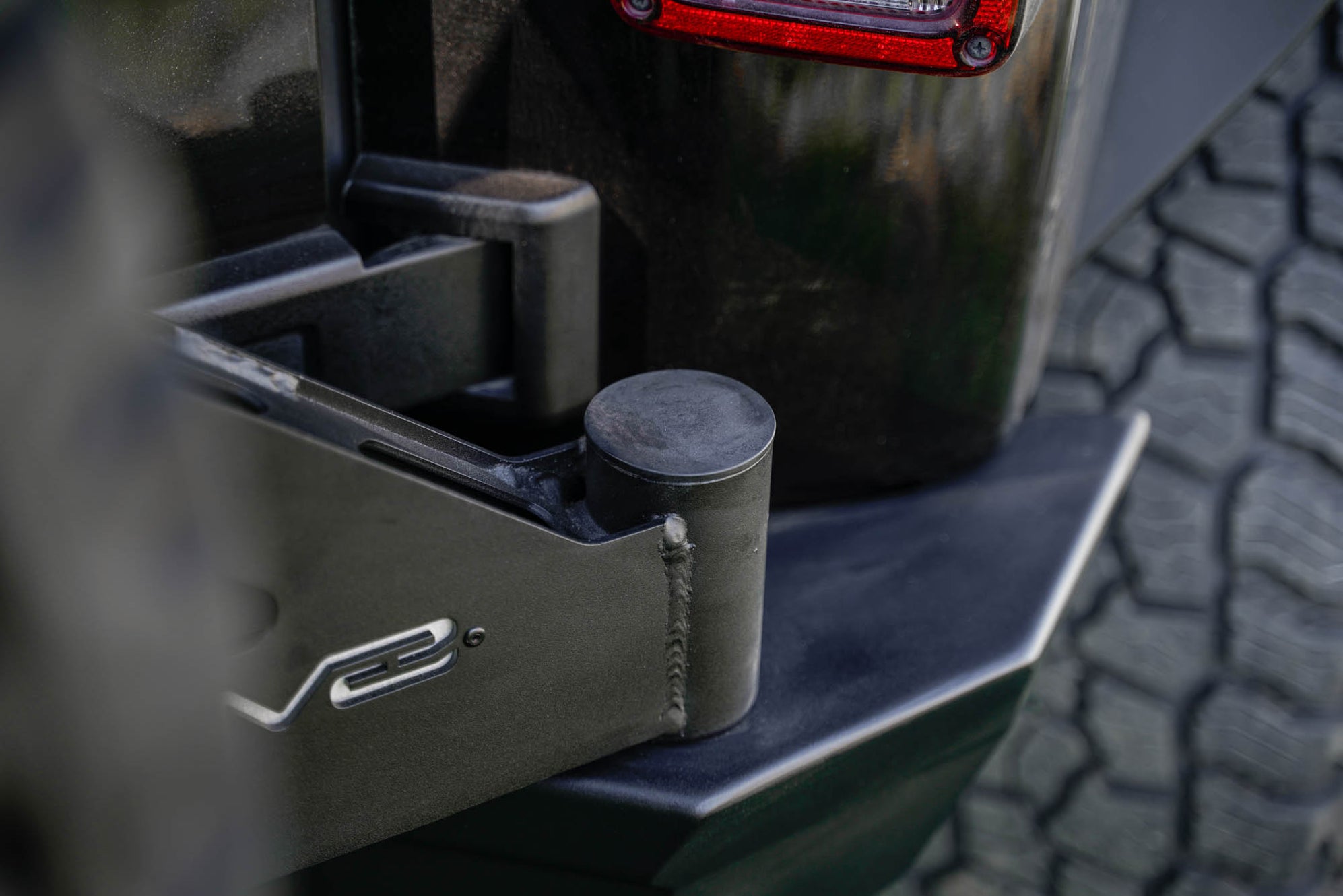 Wrangler JK Bumper Mounted Spare Tire Carrier