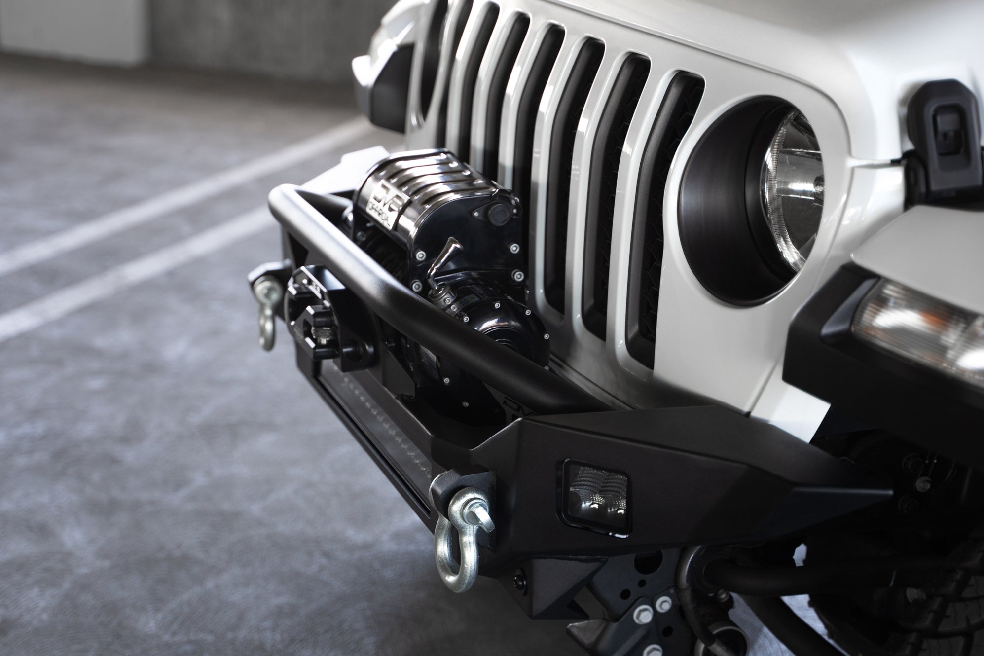 Gladiator JT & Wrangler JK/JL Mid-Width Winch Front Bumper | FS-7