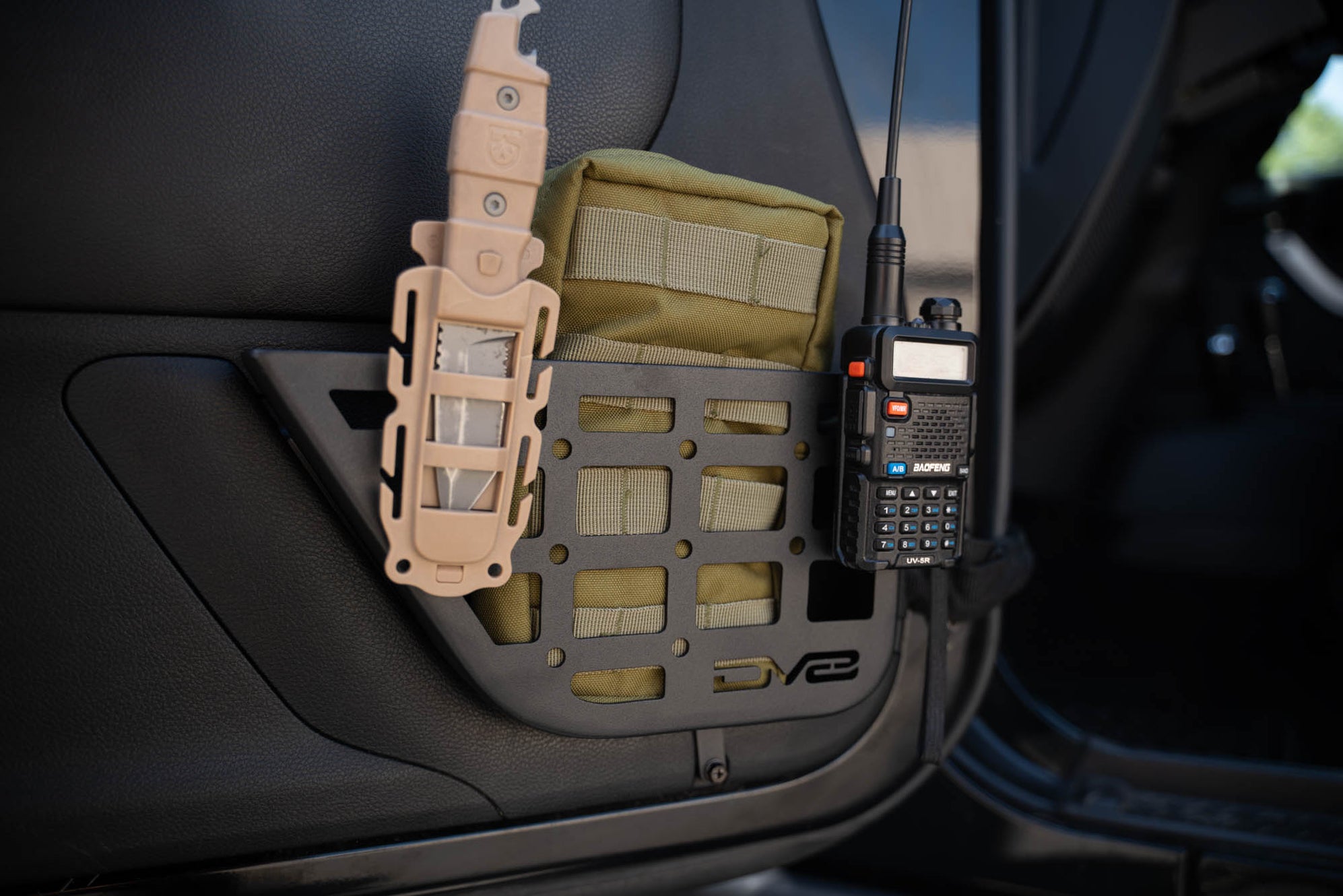 Jeep Wrangler JK Slim Front Door Molle Pockets | DV8 Offroad