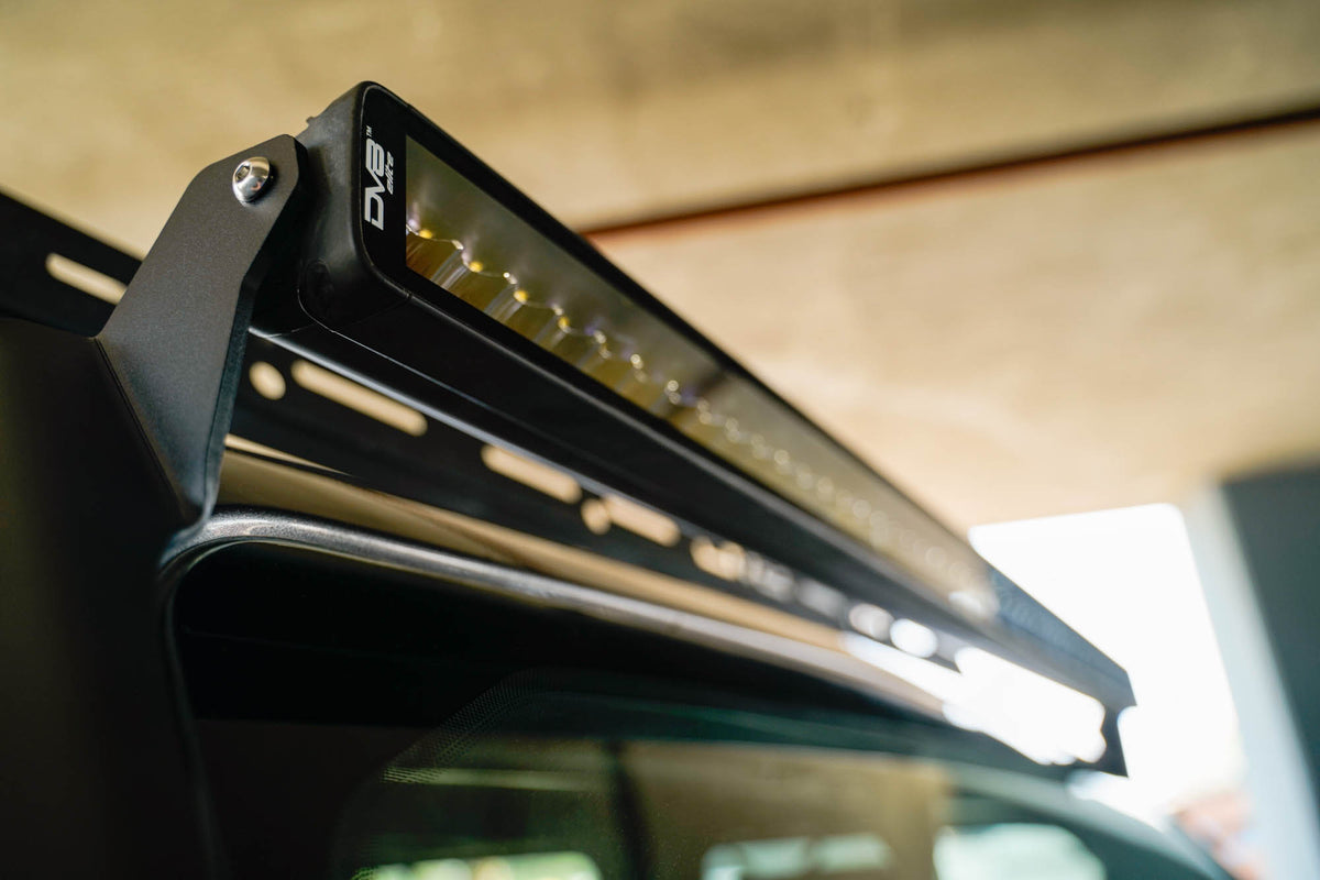 Gladiator JT & Wrangler JL Light Bar Mount | Over Windshield