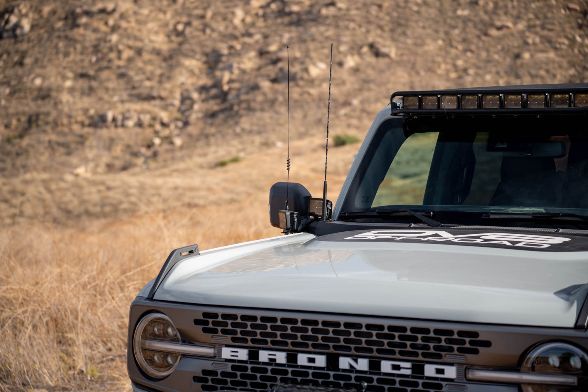 6th Gen Bronco A-Pillar Dual Ditch Light Brackets | DV8 Offroad