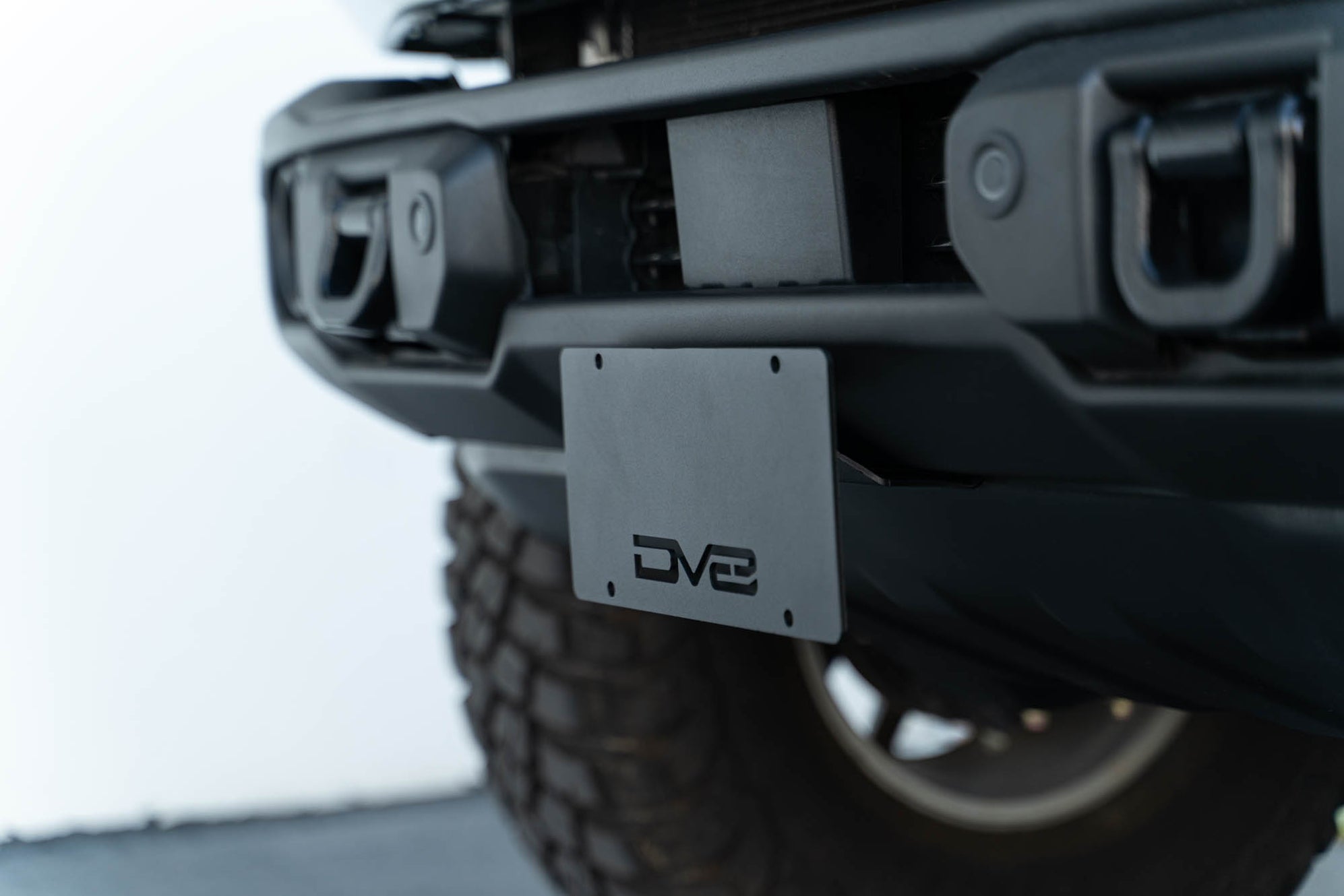 6th Gen Bronco Front License Mount | Capable Steel Bumper Only