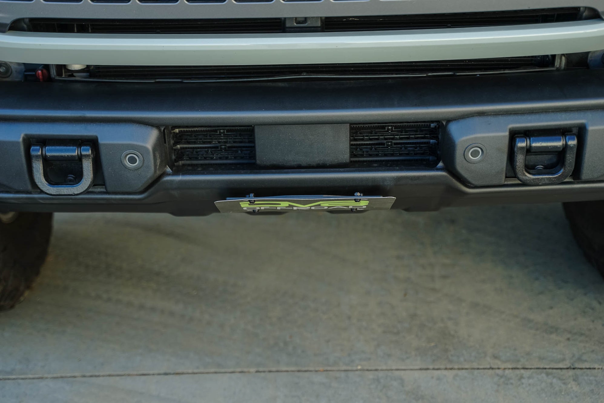 6th Gen Bronco Capable Bumper Front License Plate Bracket