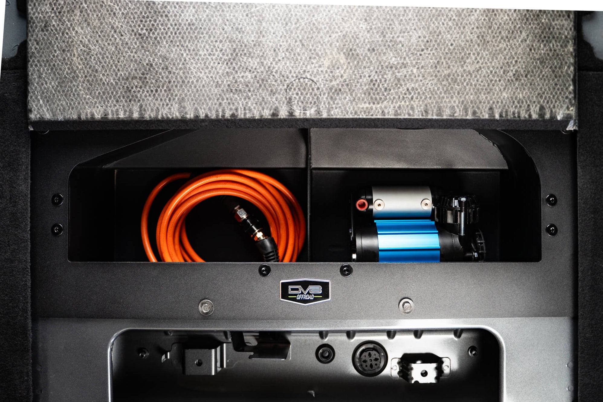 6th Gen Bronco Air Compressor Mount & Storage Box | DV8 Offroad