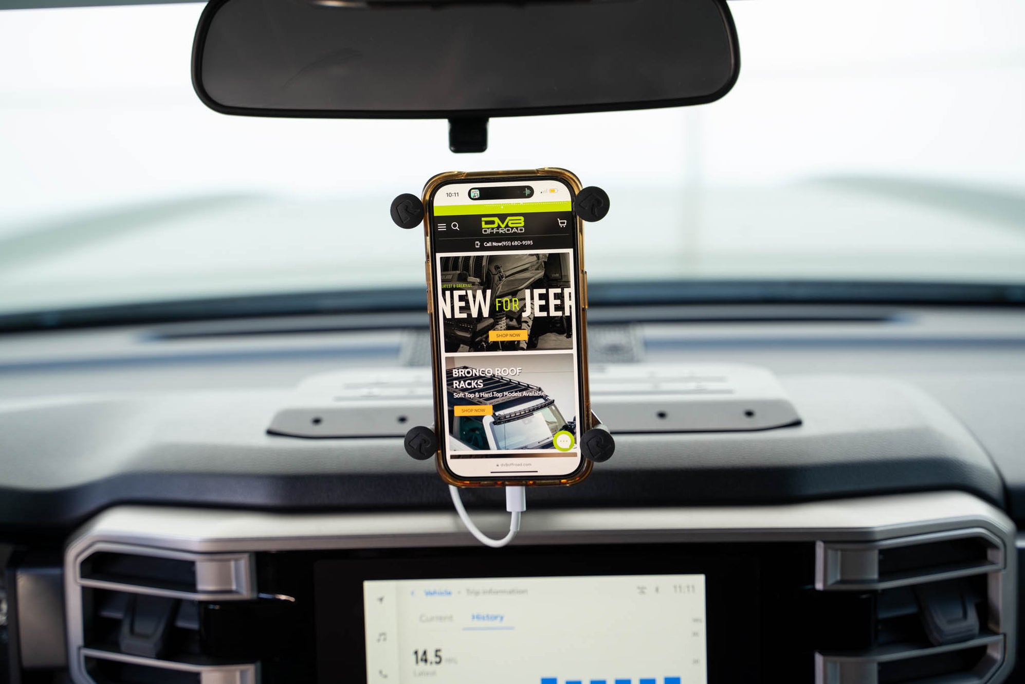 3rd Gen Tundra & Sequoia Device Dash Mount | Cell Phone, GPS, & More