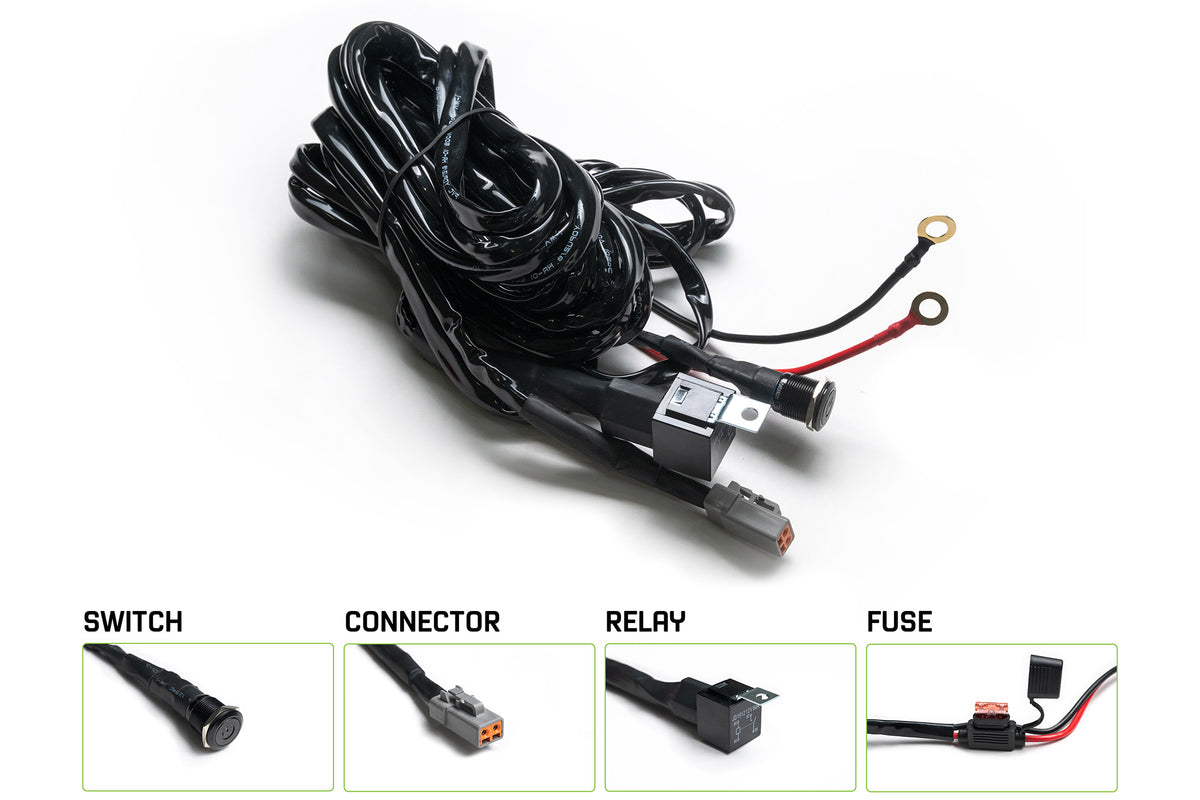 60 AMP Wire Harness | Switch & DTP Connector | DV8 Offroad