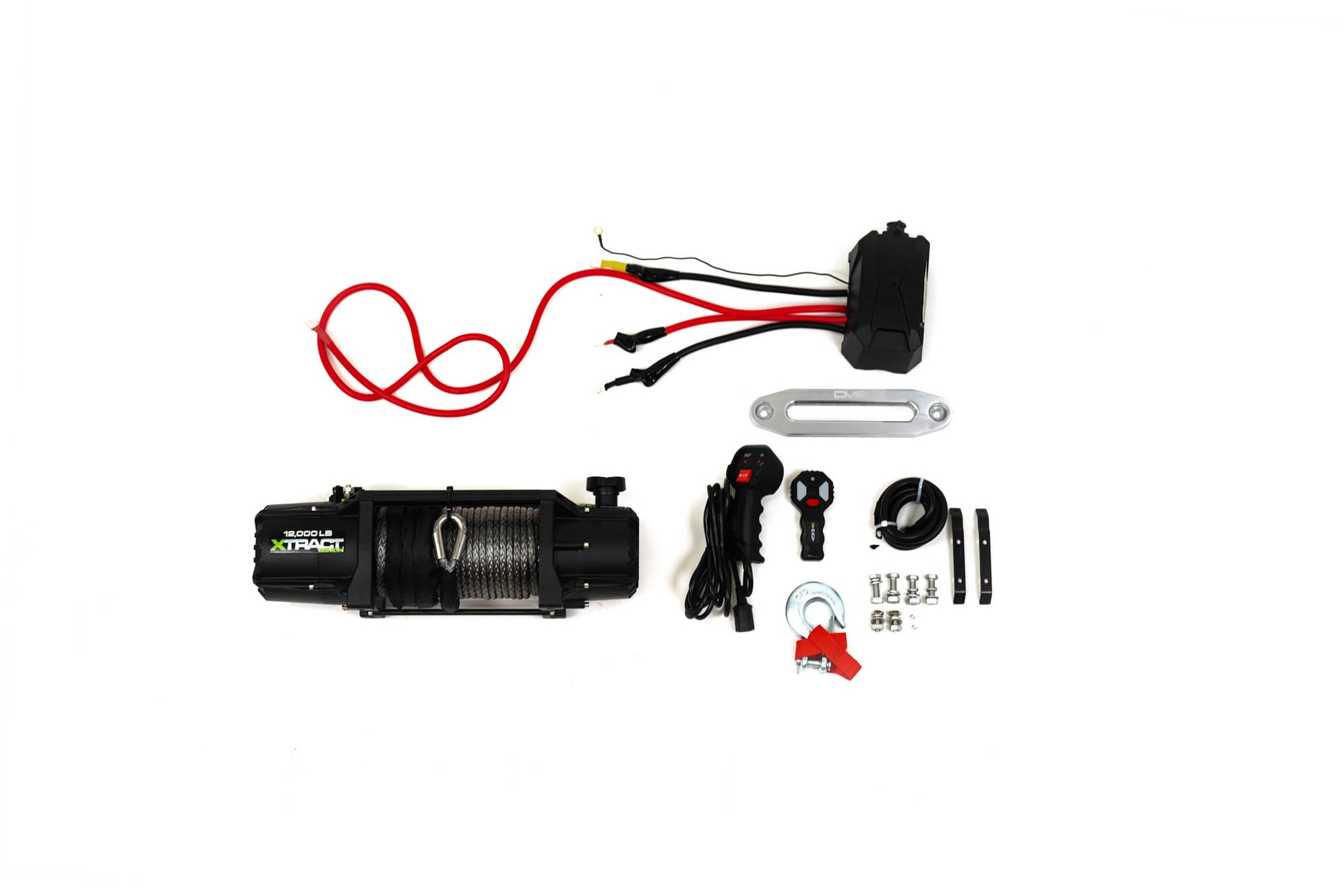 Xtract 12K Winch | Synthetic Rope | DV8 Offroad