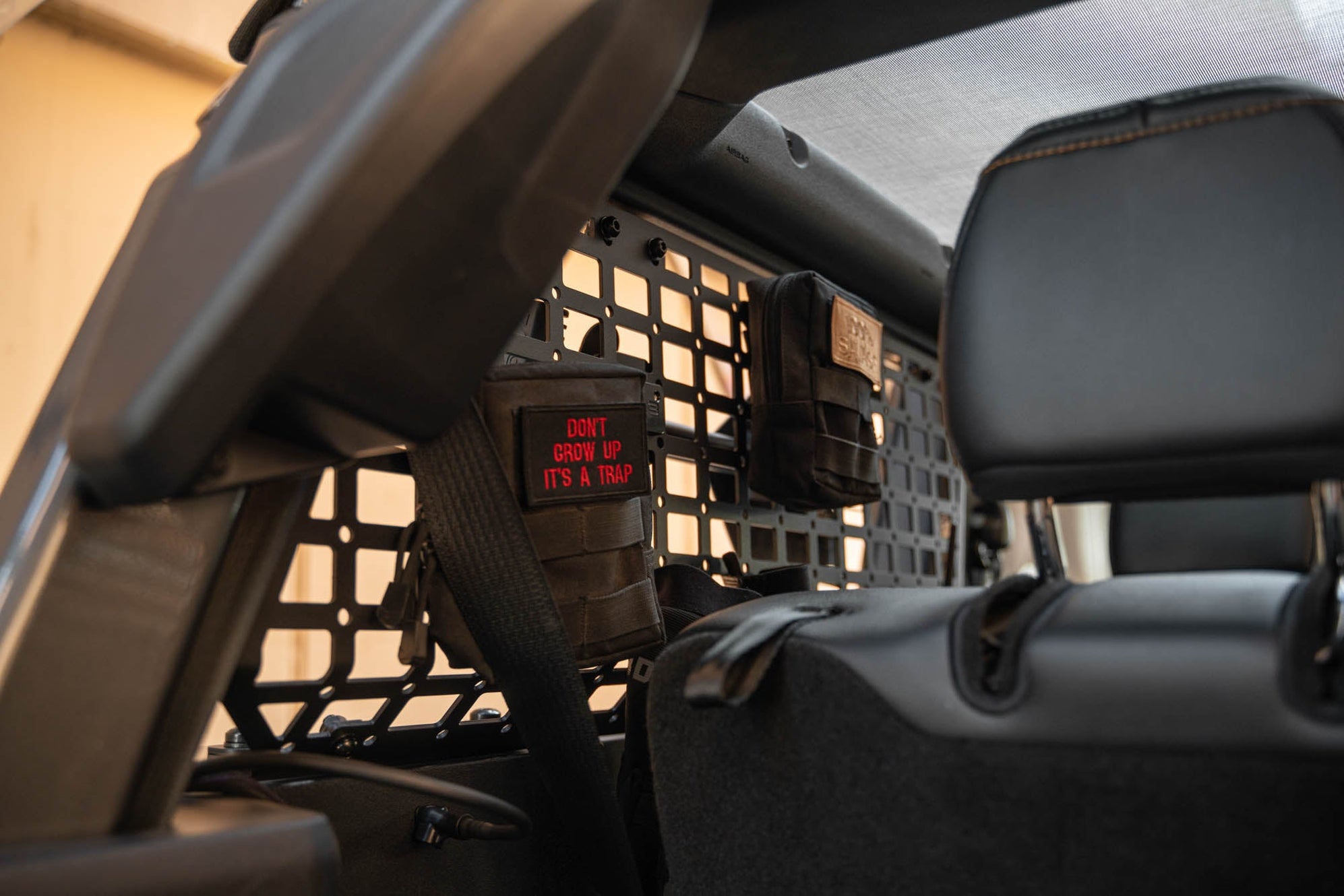 2021-2025 Bronco Rear Window Pocket Molle Panels | 2-Door | DV8 Offroad