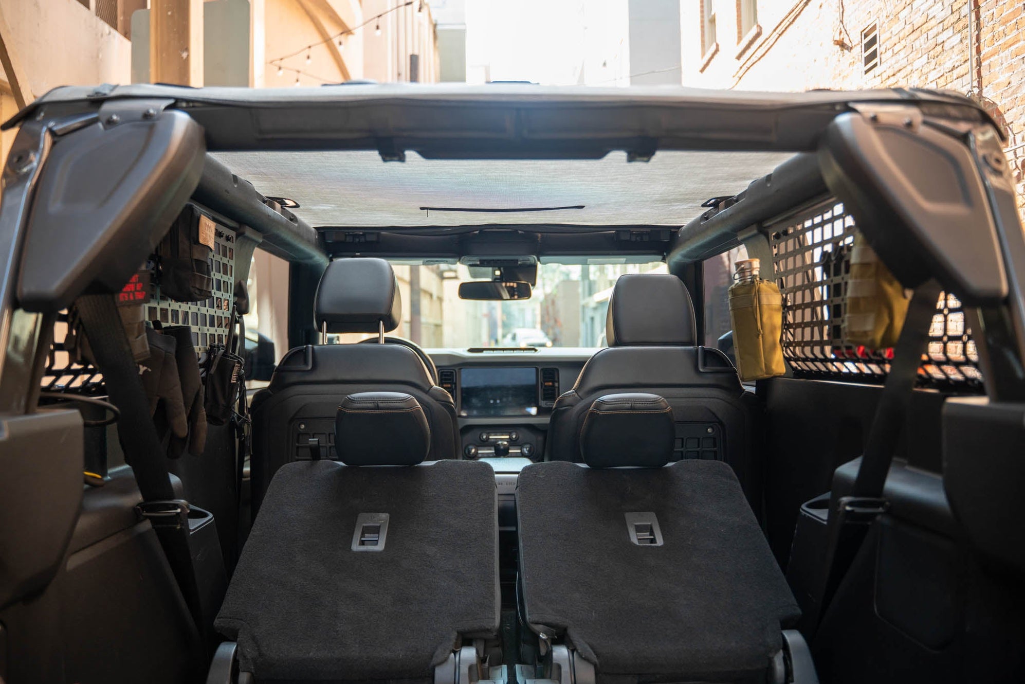 2021-2024 Bronco Rear Window Pocket Molle Panels | 2-Door | DV8 Offroad