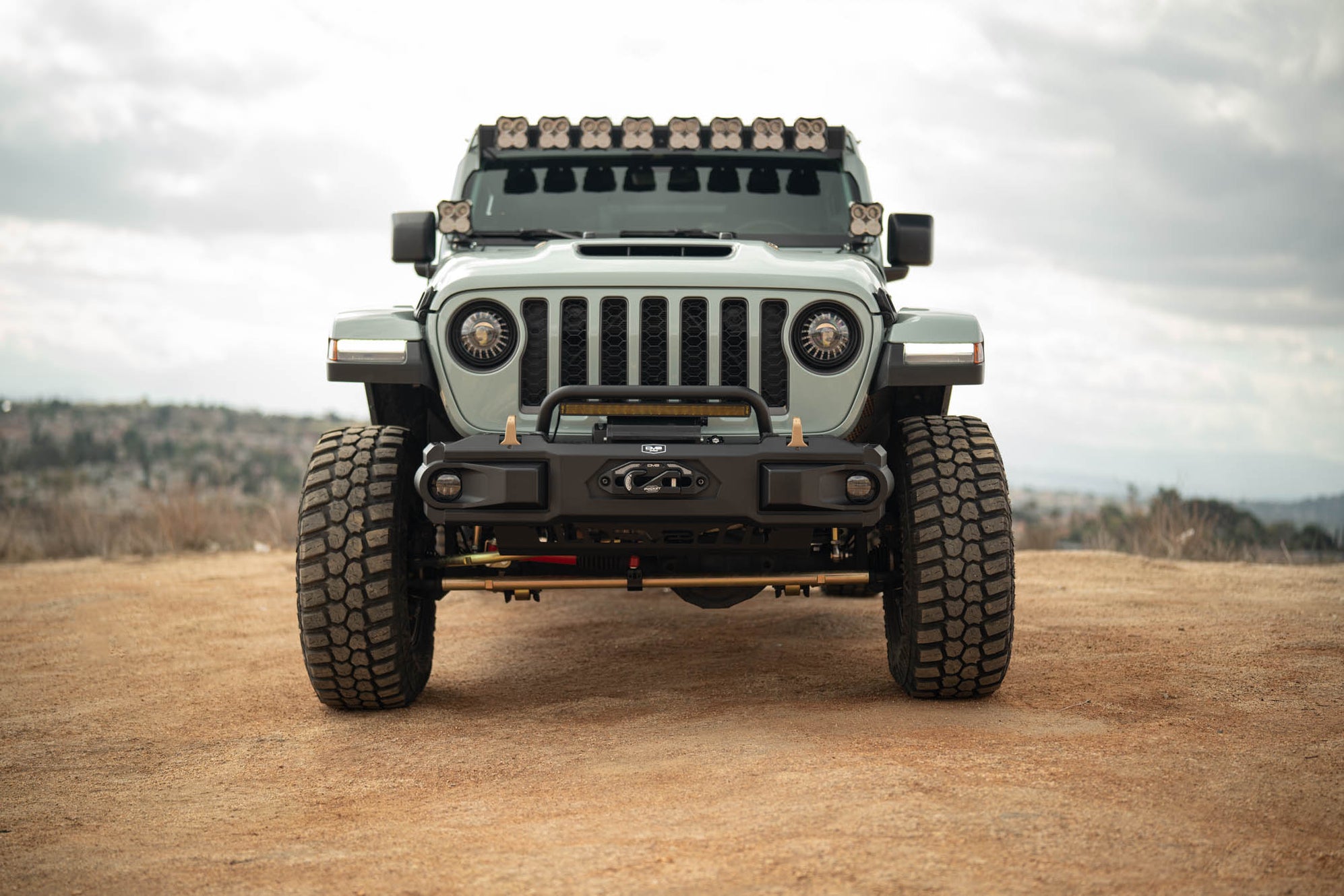 Jeep JL & JT OE Plus Front Bumper | DV8 Offroad