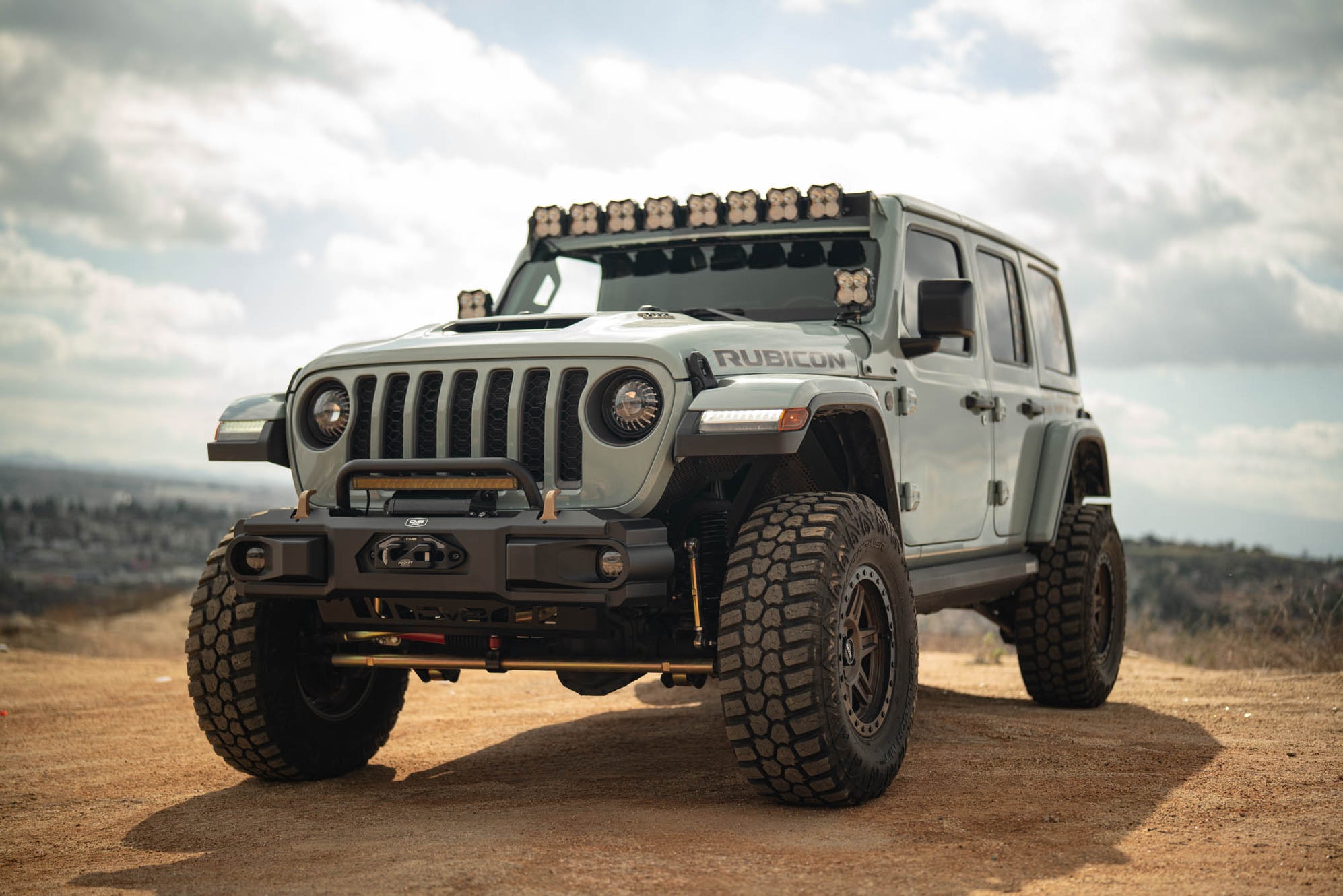 Jeep JL & JT OE Plus Front Bumper | DV8 Offroad