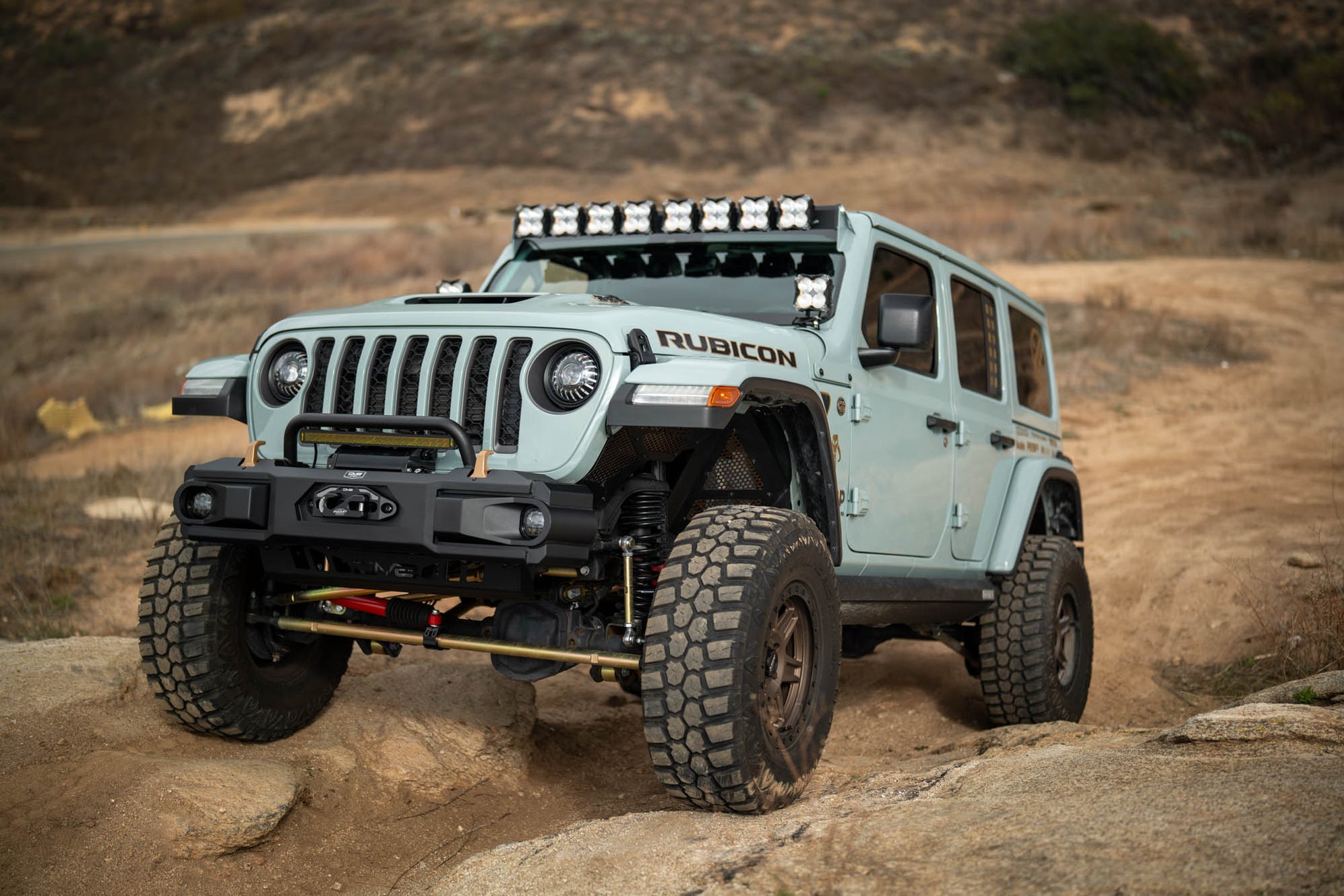 Jeep JL & JT OE Plus Front Bumper | DV8 Offroad