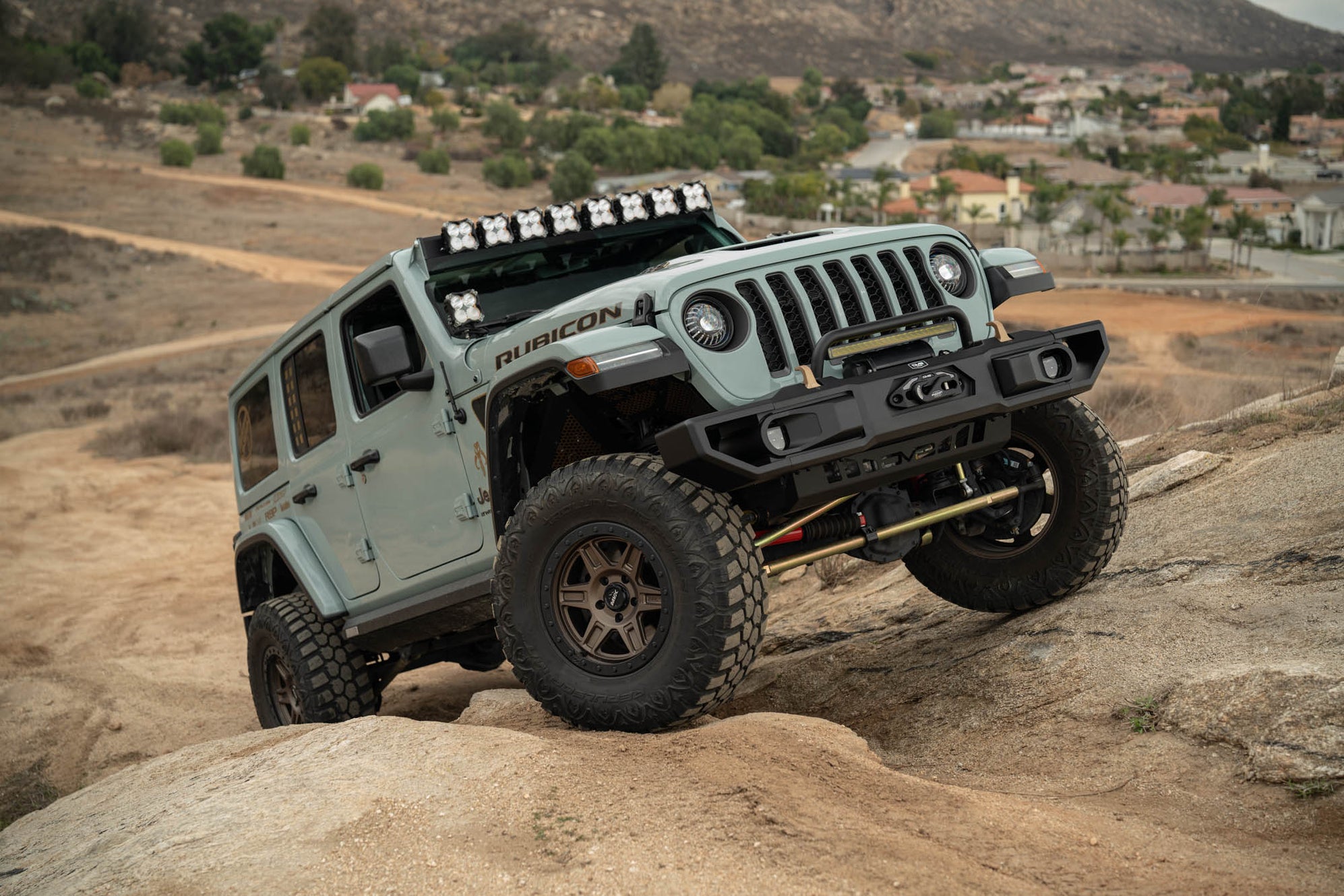Jeep JL & JT OE Plus Front Bumper | DV8 Offroad