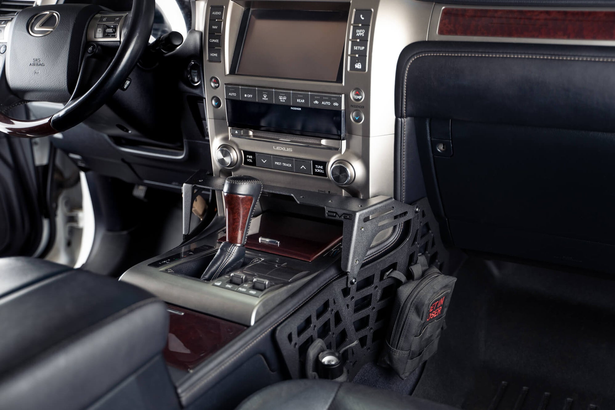 Lexus GX 460 Center Console Molle Panels & Device Mount | DV8 Offroad