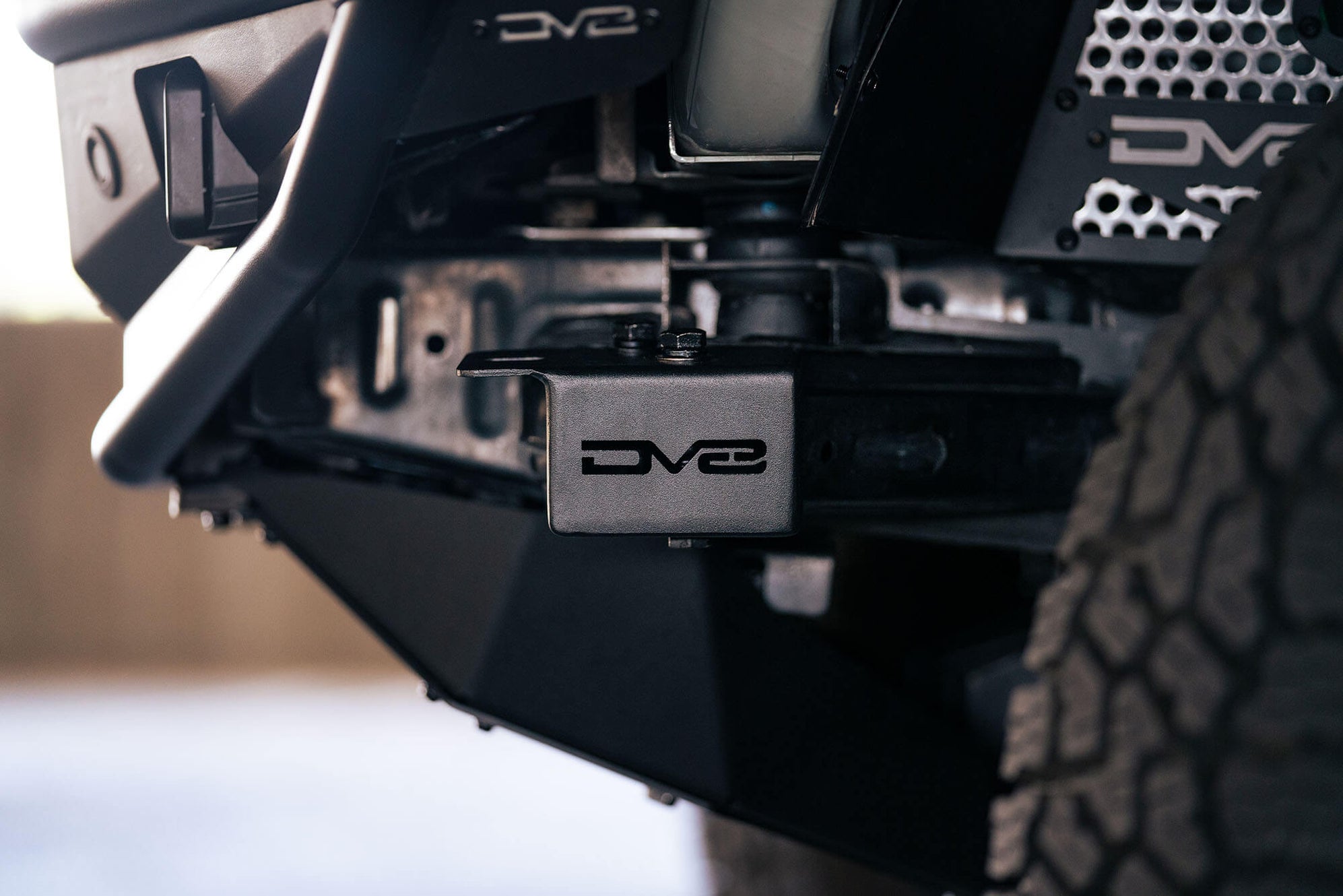 6th Gen Bronco Crash Bar Caps with Accessory Mount | DV8 Offroad