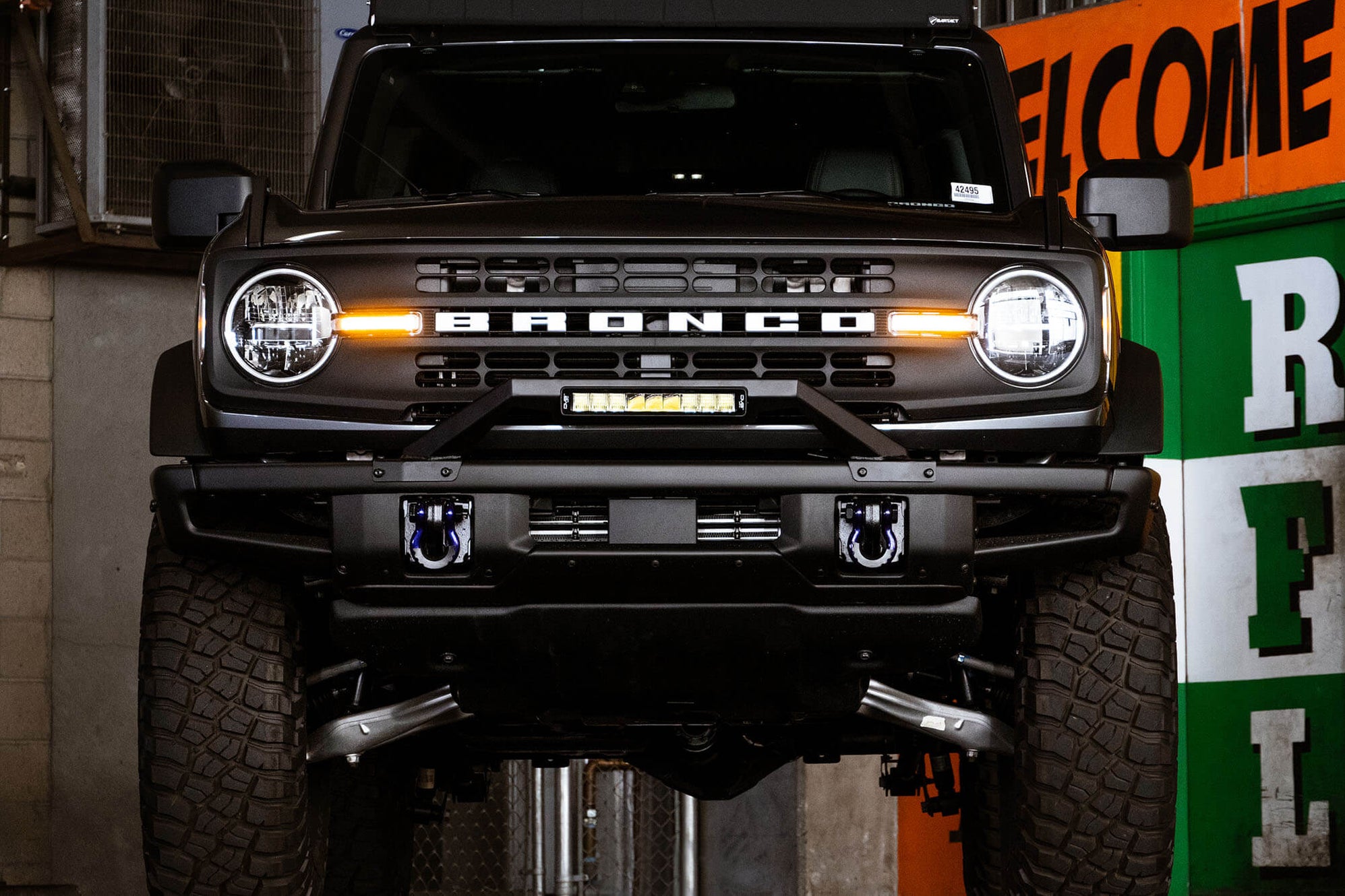 6th Gen Bronco OEM Modular Front Bumper Bull Bar | DV8 Offroad