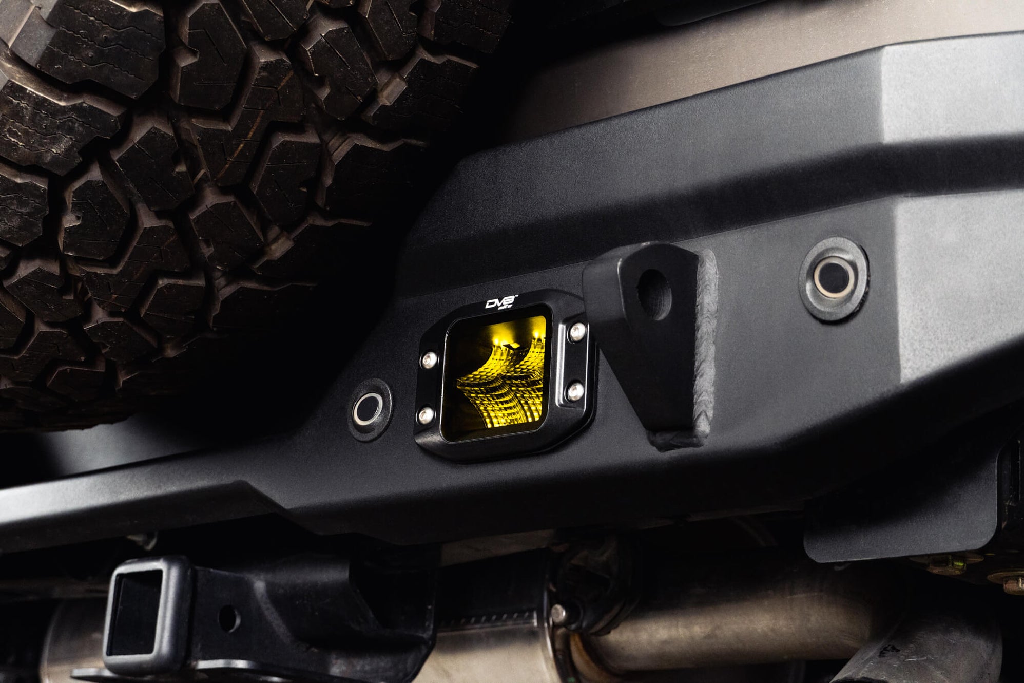 3” Amber Flush Mount Off-Road Light Pods | DV8 Offroad