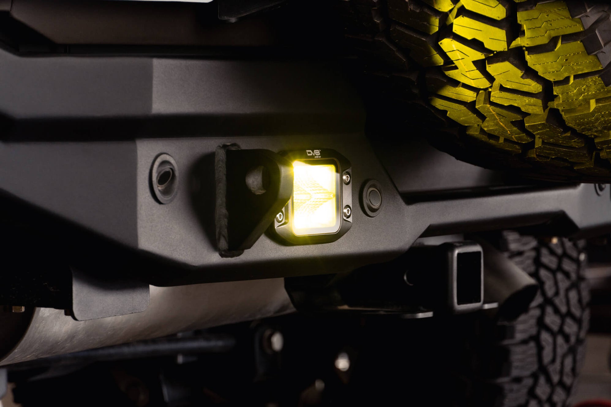 3” Amber Flush Mount Off-Road Light Pods | DV8 Offroad