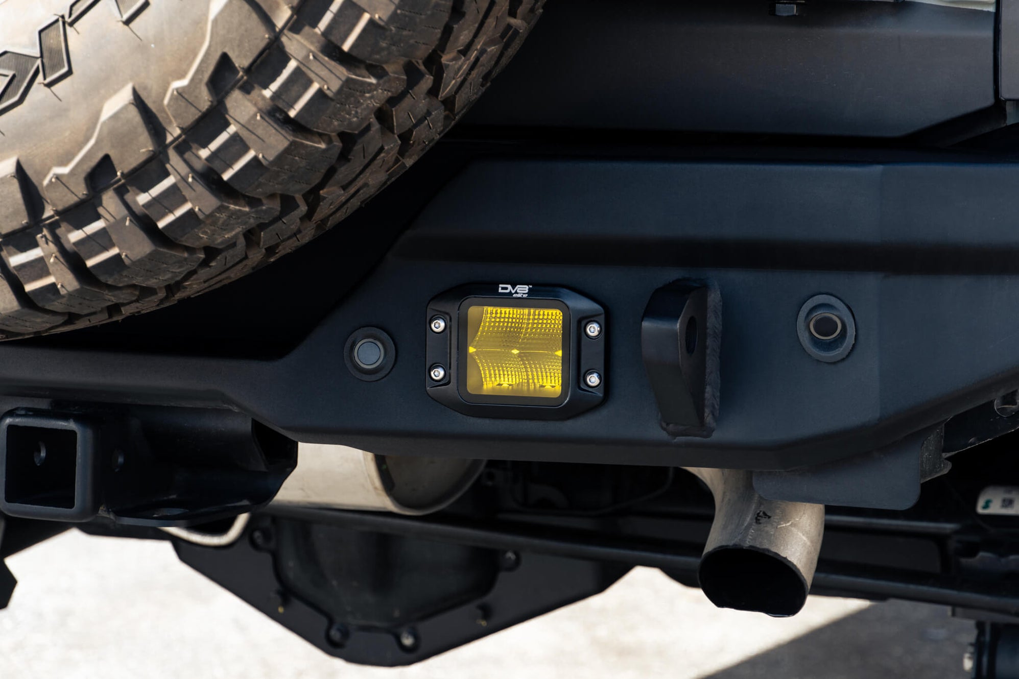 3” Amber Flush Mount Off-Road Light Pods | DV8 Offroad