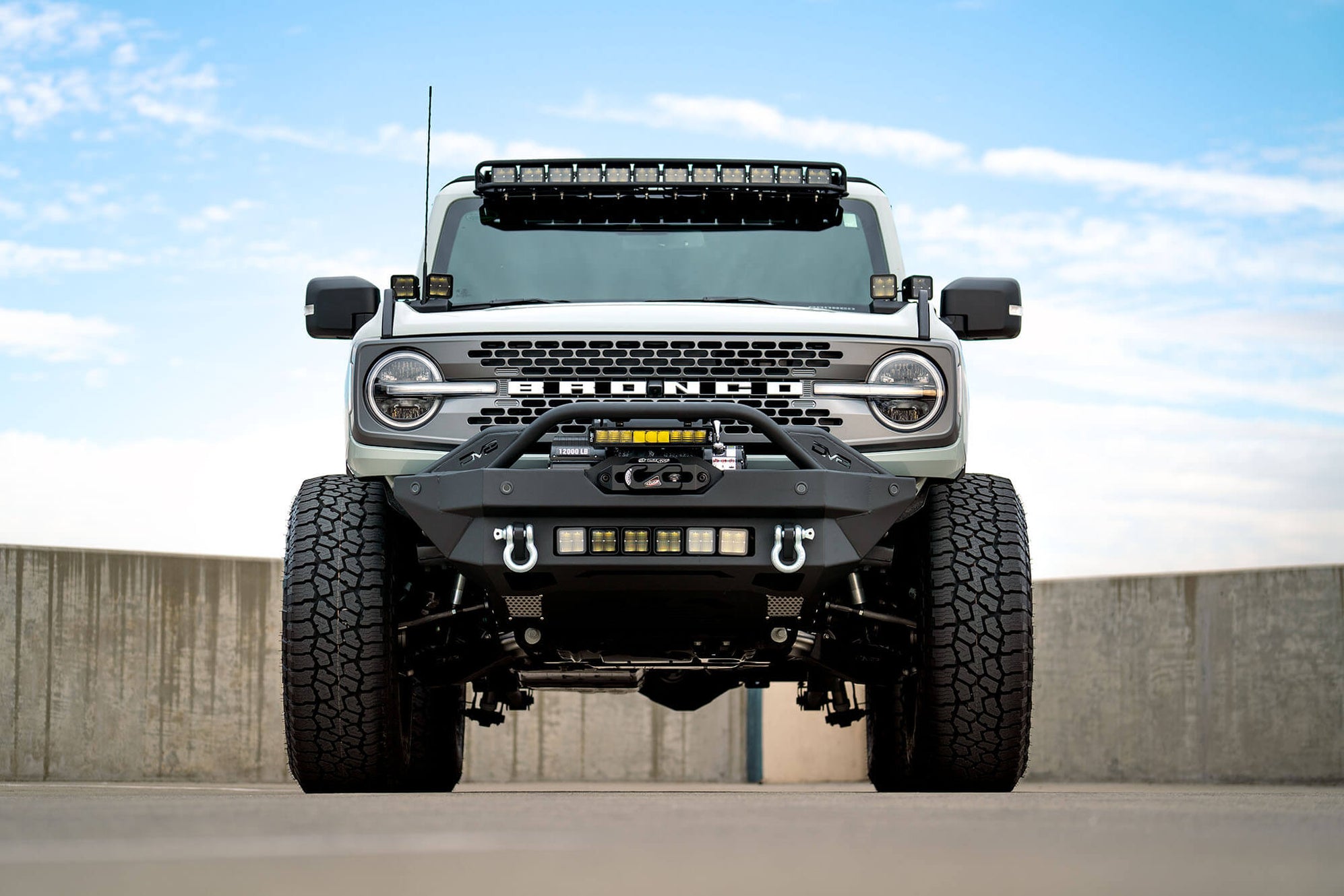 2021-2024 Ford Bronco | FS-15 Series Winch Front Bumper | DV8 Offroad