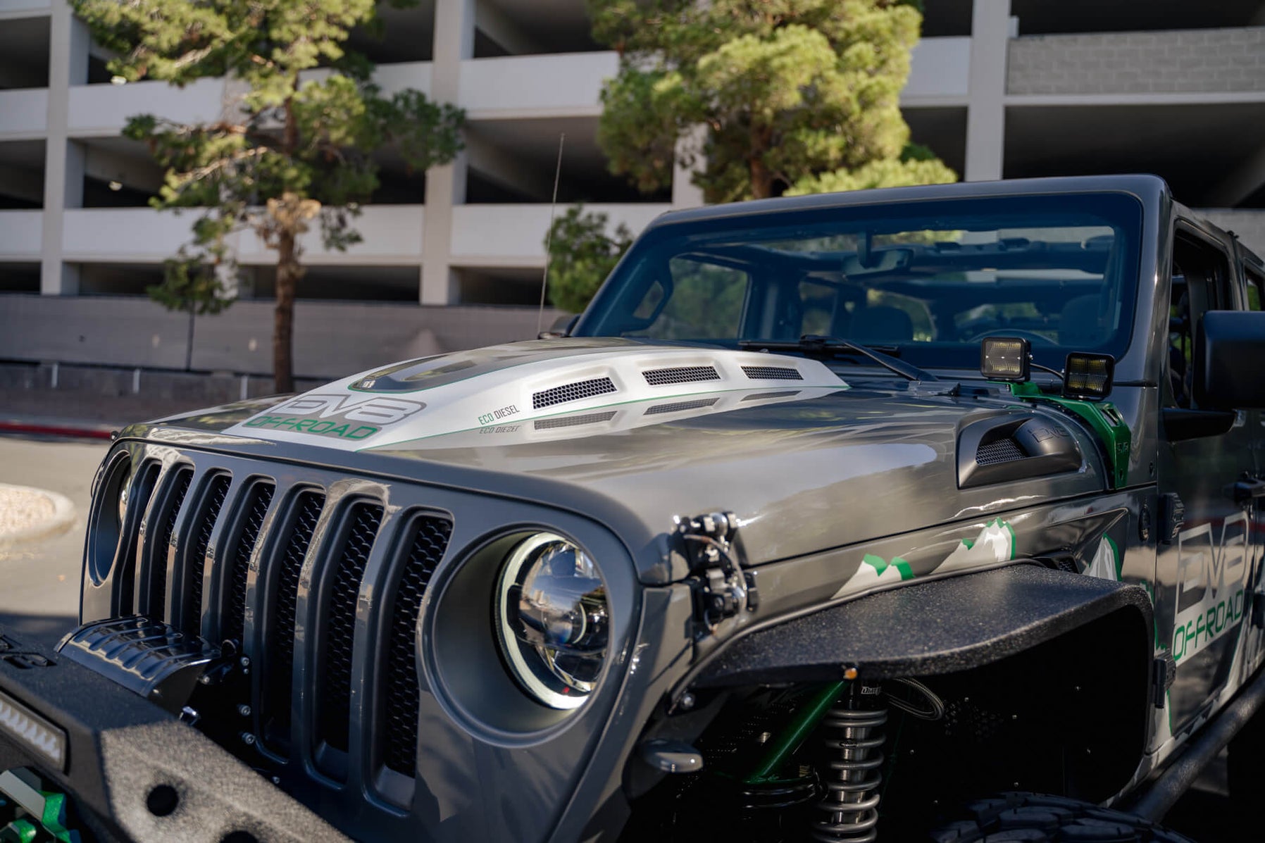 Jeep Wrangler JL & Gladiator JT Heat Dispersion Hood | DV8 Offroad