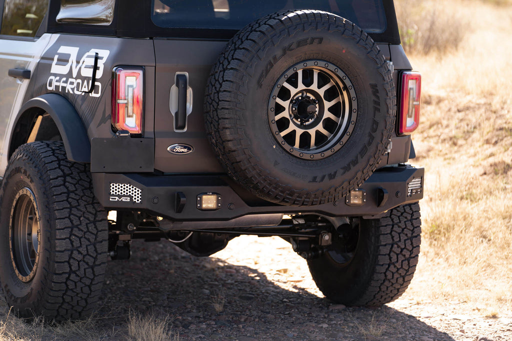 Ford Bronco Raptor Rear Bumpers | DV8 Offroad