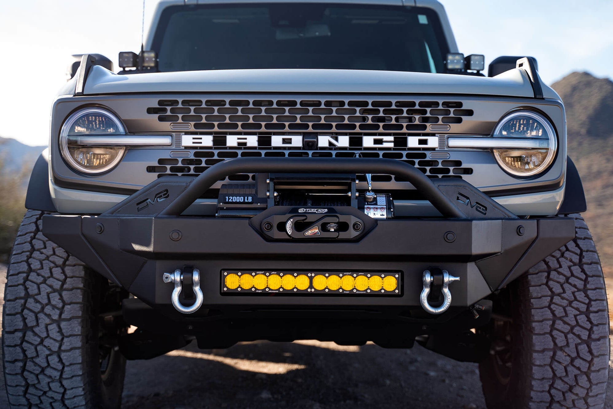2021-2024 Ford Bronco | FS-15 Series Winch Front Bumper | DV8 Offroad