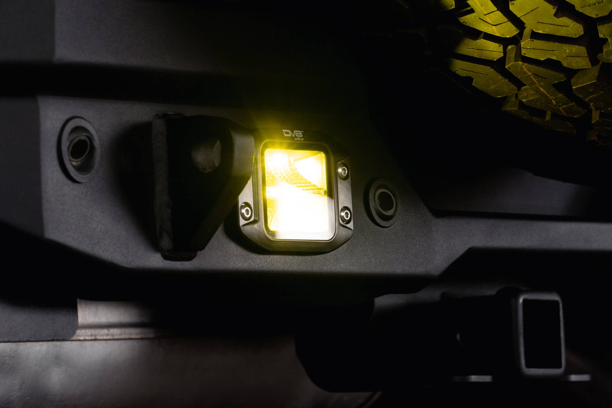 3” Amber Flush Mount Off-Road Light Pods | DV8 Offroad